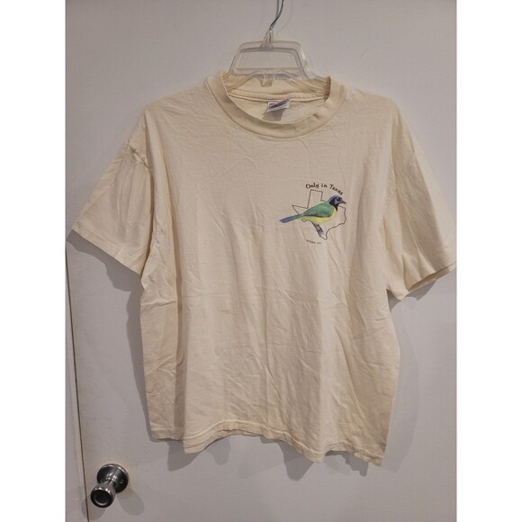 Hanes | Tops | Vintage Green Jay Only In Texas Single Stich Hanes Beefy ...